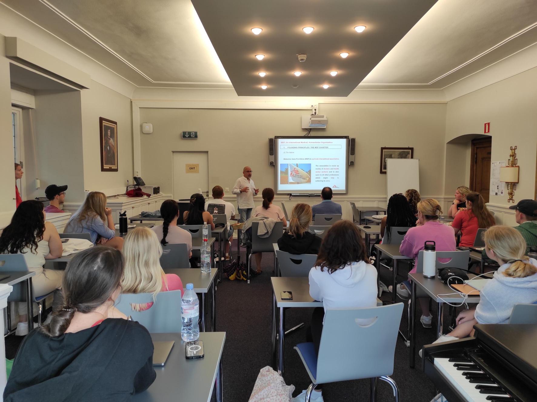 Intervention of MSF Luxembourg at the Miami University John E. Dolibois ...